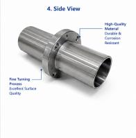 China CNC Machined Q235A Steel Bearing Housing Flange Sleeve Nickel Plating for sale