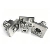 China Custom CNC Machined Flange Connector Housing Aluminum Stainless Steel Precision Turning Milling Service for sale