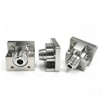 China Custom CNC Machined Flange Connector Housing Aluminum Stainless Steel Precision Turning Milling Service for sale