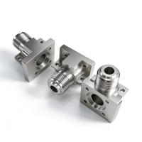 China Custom CNC Machined Flange Connector Housing Aluminum Stainless Steel Precision Turning Milling Service for sale
