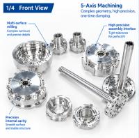 China OEM Robot Parts Precision 5 Axis CNC Machined Aluminum Robot Joint Components for sale