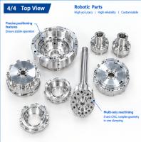 China OEM Robot Parts Precision 5 Axis CNC Machined Aluminum Robot Joint Components for sale