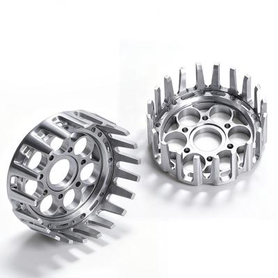 China Motor Cooling 5 Axis CNC Machining Parts Aluminum Heat Dissipation Housing for sale