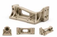 China Engineering Plastic CNC Machining Parts PEEK Precision Structural Bracket for sale