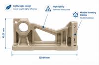 China Engineering Plastic CNC Machining Parts PEEK Precision Structural Bracket for sale