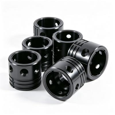 China Black Anodized CNC Aluminum Parts  Precision Machined Housings & Connectors for sale