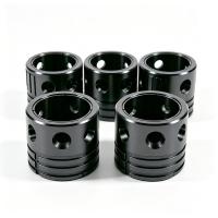 China Black Anodized CNC Aluminum Parts  Precision Machined Housings & Connectors for sale