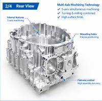 China 5 Axis Turn Mill CNC Large Complex Machined Aluminum Parts Housing OEM Machining for sale