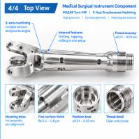China High Precision Medical Device Component Manufacturers 5 Axis Turn Mill Large Complex Aluminum Housing for sale