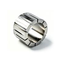 China OEM Cnc Precision Turned Components Stainless Steel Slit Clamping Bushing Elastic Collet Sleeve for sale