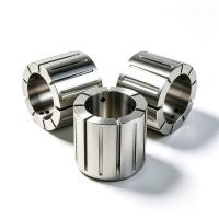 China OEM Cnc Precision Turned Components Stainless Steel Slit Clamping Bushing Elastic Collet Sleeve for sale