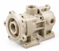 China PPS Plastic CNC Machining Parts Precision Pump Housing High Temperature Chemical Resistant for sale