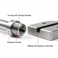 China Custom OEM High Precision CNC Turning Milling Parts  HRC 20-60 for sale