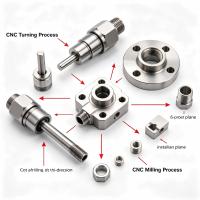 China Custom OEM High Precision CNC Turning Milling Parts  HRC 20-60 for sale