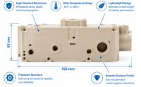 China High Accuracy PPSU Medical Device Housing Precision CNC Machining Supplier for sale