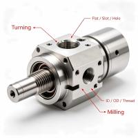 China Custom OEM High Precision CNC Turning Milling Parts  HRC 20-60 for sale