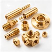 China High Precision Industrial OEM CNC Copper Parts Brass Turned And Milled Parts for sale