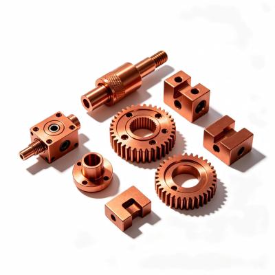 China CNC Copper Parts Wear Resistant Bronze High Volume Turned Milled Components for sale