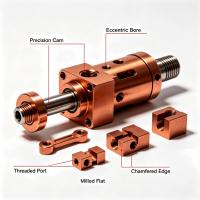 China CNC Copper Parts Wear Resistant Bronze High Volume Turned Milled Components for sale