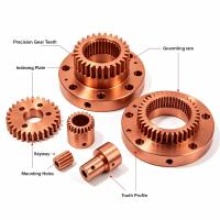 China CNC Copper Parts Wear Resistant Bronze High Volume Turned Milled Components for sale