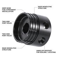 China High strength Aluminum Precision Cylinder Housing CNC Composite Parts for Locating Connection for sale