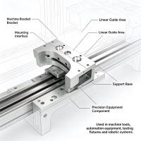 China Custom 5 Axis CNC Machined Aluminum Bearing Block Machine Positioning Connection Flange for sale