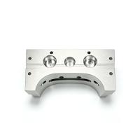 China Custom 5 Axis CNC Machined Aluminum Bearing Block Machine Positioning Connection Flange for sale