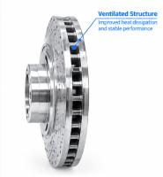 China OEM Machined Automotive Parts Precision Balanced 5 Axis Machined Brake Discs for sale