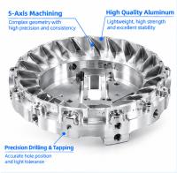 China 6061 / 7075 Cnc Machine Metal Parts Aluminum Stator Assembly Components 0.005mm Machining Accuracy for sale