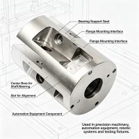 China Wrought Precision Machined Aluminum Parts Locating Connection Flange Seat For Industrial Positioning for sale