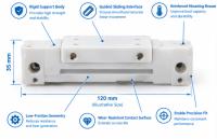 China Custom CNC Machined POM Precision Slider Block For Automation Equipment for sale
