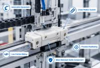 China Custom CNC Machined POM Precision Slider Block For Automation Equipment for sale