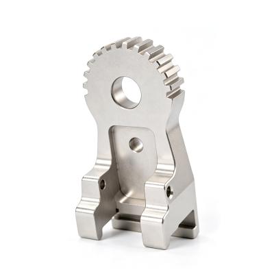 China Gear Type Gripper Bracket Custom Cnc Milling Parts For Positioning Connection Flange for sale