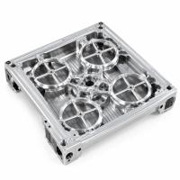 China Aluminum Drone Structural Frame 5 Axis CNC Machining Parts Chamfering And Deburring Edge Treatment for sale