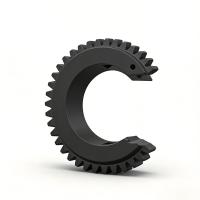 China 5 Axis CNC Machining Parts C-Type Split Open Gear High Precision For Automated Tightening Equipment for sale