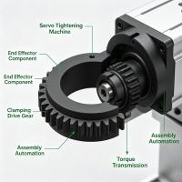 China 5 Axis CNC Machining Parts C-Type Split Open Gear High Precision For Automated Tightening Equipment for sale