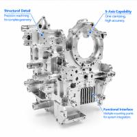 China 5 Axis Cnc Precision Parts Aluminum Equipment Housing Chamfering & Deburring Treatment for sale