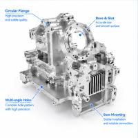 China 5 Axis Cnc Precision Parts Aluminum Equipment Housing Chamfering & Deburring Treatment for sale