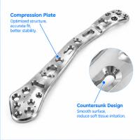 China Medical Device Components CNC Machined Aluminum Bone Plates Locking Compression 5 Axis for sale