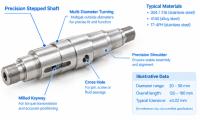 China OEM ODM Precision Stepped Shaft  CNC Turned Stainless Steel Shafts for sale