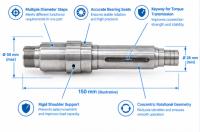 China OEM ODM Precision Stepped Shaft  CNC Turned Stainless Steel Shafts for sale