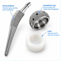 China Custom CNC Machined Knee Hip Joint Component 5 Axis Precision Parts for sale