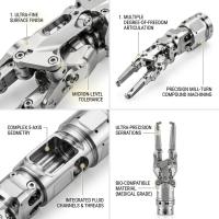 China Medical Device Components  316L For Surgical Robot End Effector Gripper Jaws Machining for sale