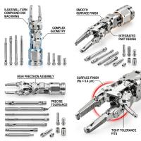 China Medical Device Components  316L For Surgical Robot End Effector Gripper Jaws Machining for sale