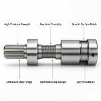 China OEM Custom CNC Precision Transmission Shaft for Automation Robot New Energy Hydraulic Machinery for sale