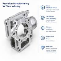 China Custom 6061 Aluminum CNC Machined Parts High Strength Industrial Fabrication for sale