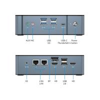 China DDR5 Home Office Mini PC With Fan Dual LAN 4 Screen Display 2 M.2 SSD Desktop for sale