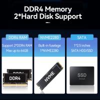 China Industrial Mini Fanless Computer Intel Core Series Processor 1115G4 3LAN 6COM DDR4 RAM for sale