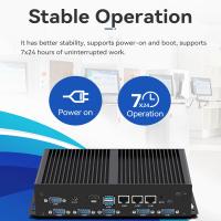 China Industrial Mini Fanless Computer Intel Core Series Processor 1115G4 3LAN 6COM DDR4 RAM for sale