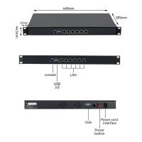China Intel Celeron J4125 J1900 1U 2U 3U Server 6 LAN DDR4 8G RAM Server With Console for sale